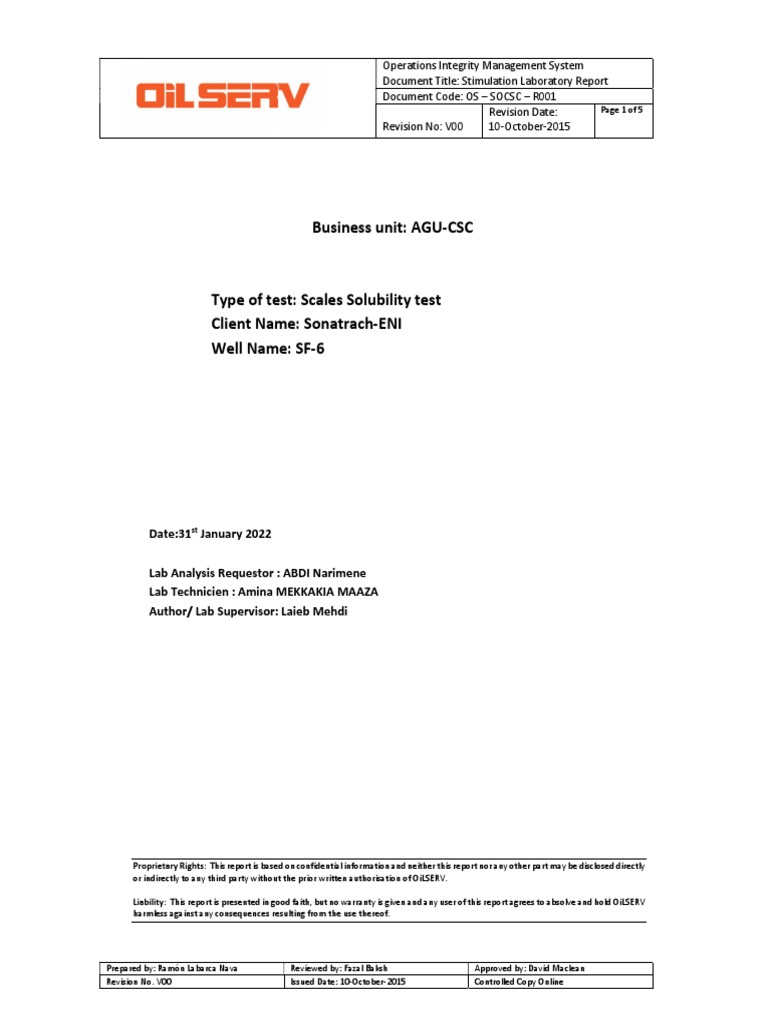 Scales Solubility Test | PDF | Solubility | Filtration Scales Solubility Test | PDF | Solubility | Filtration