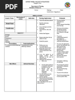 Drug Study Format | PDF