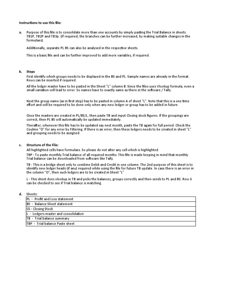 PL Bs Format | PDF | Business Economics | Financial Economics
