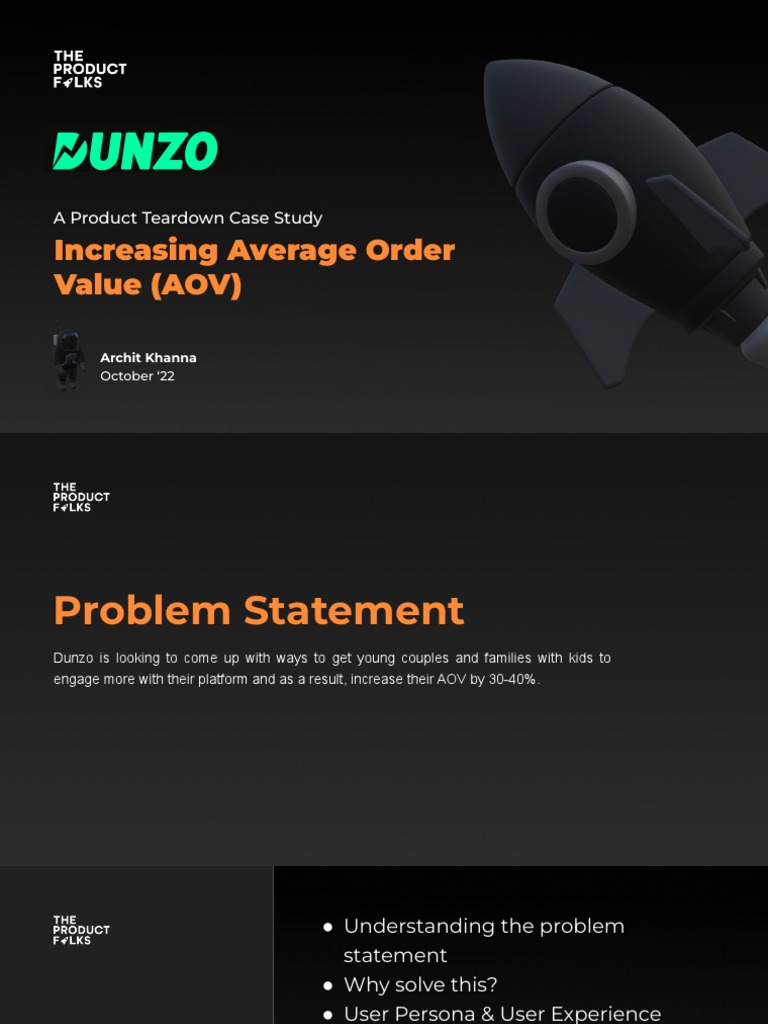 Dunzo Case Study 1667357786 | PDF | Marketing | Business