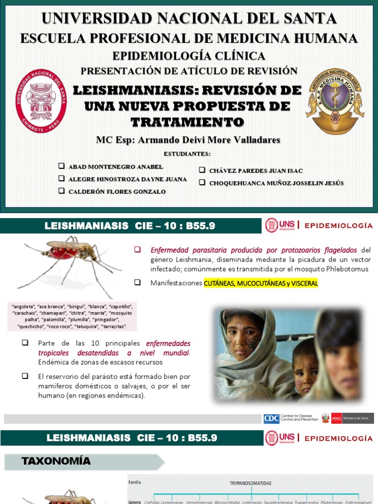 Leishmaniasis Grupo 9 | PDF | Especialidades Medicas | Medicina CLINICA