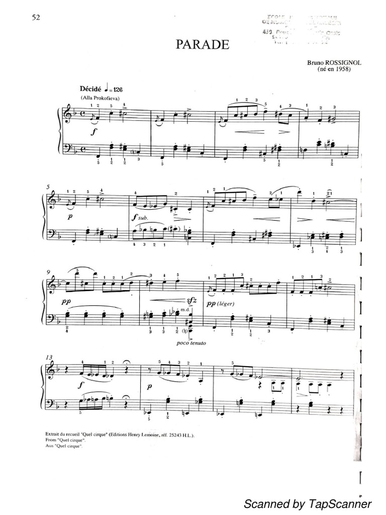 P1 ROSSIGNOL Parade | PDF