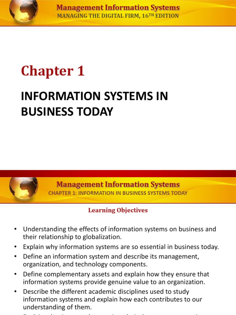 Digital Business Systems Guide | PDF | Information System | Management ...