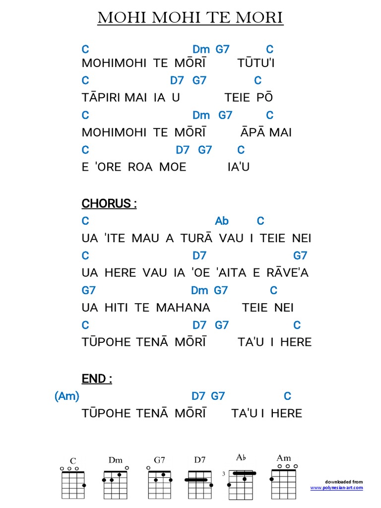 Mohi Mohi Te Mori | PDF