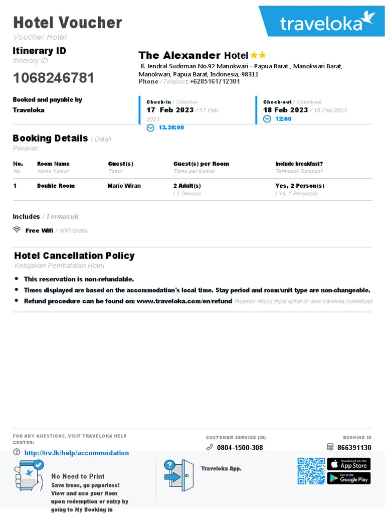 Hotel Stay Details for Guests | PDF | Service Industries | Hotel
