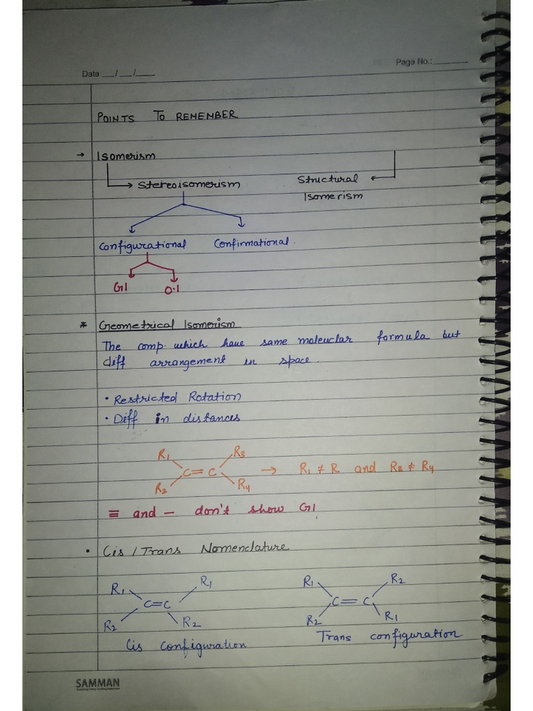 Organic Chemistry - Isomerism | PDF