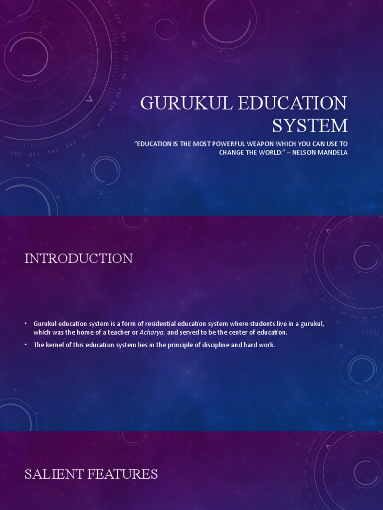 Gurukul Education System | PDF