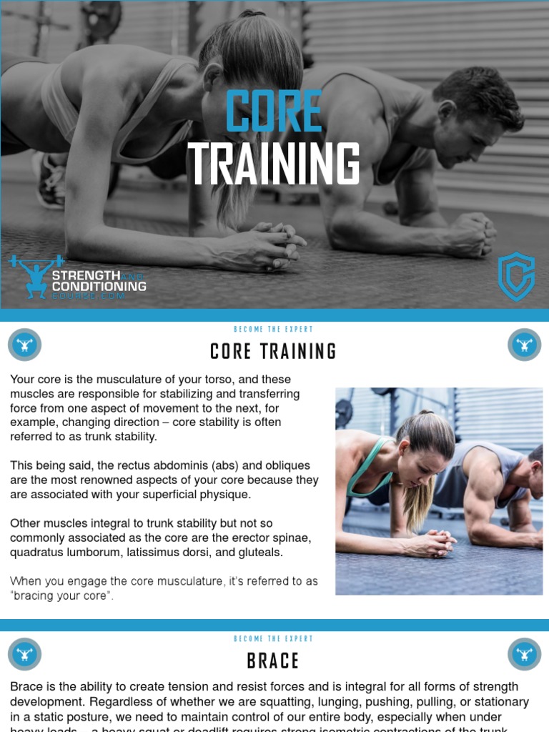 Core Training: A Comprehensive Guide to Developing a Strong Core ...
