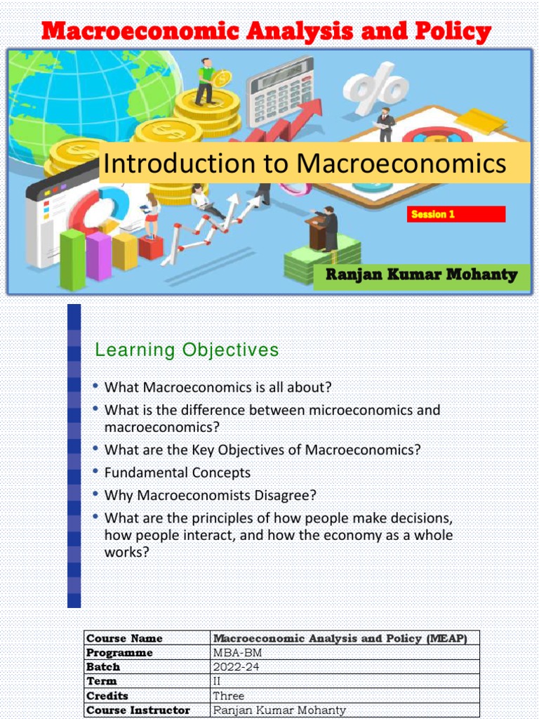 Understanding Macroeconomics: An Introduction to Key Concepts and Theories | PDF ...