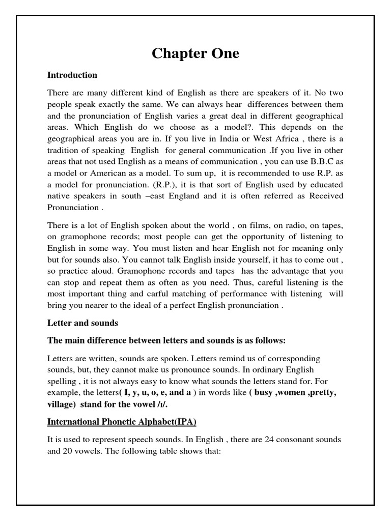 English Pronunciation Guide | PDF | Phoneme | Consonant