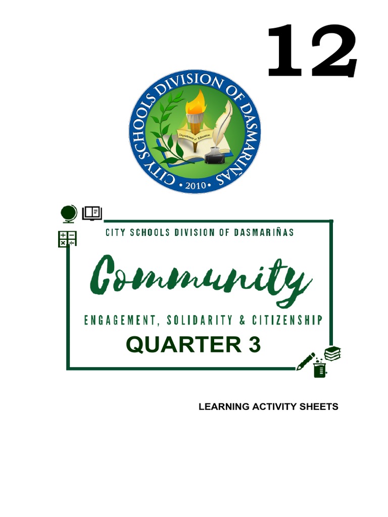 Community Engagement Q3 Module Pdf Pdf Community Institution