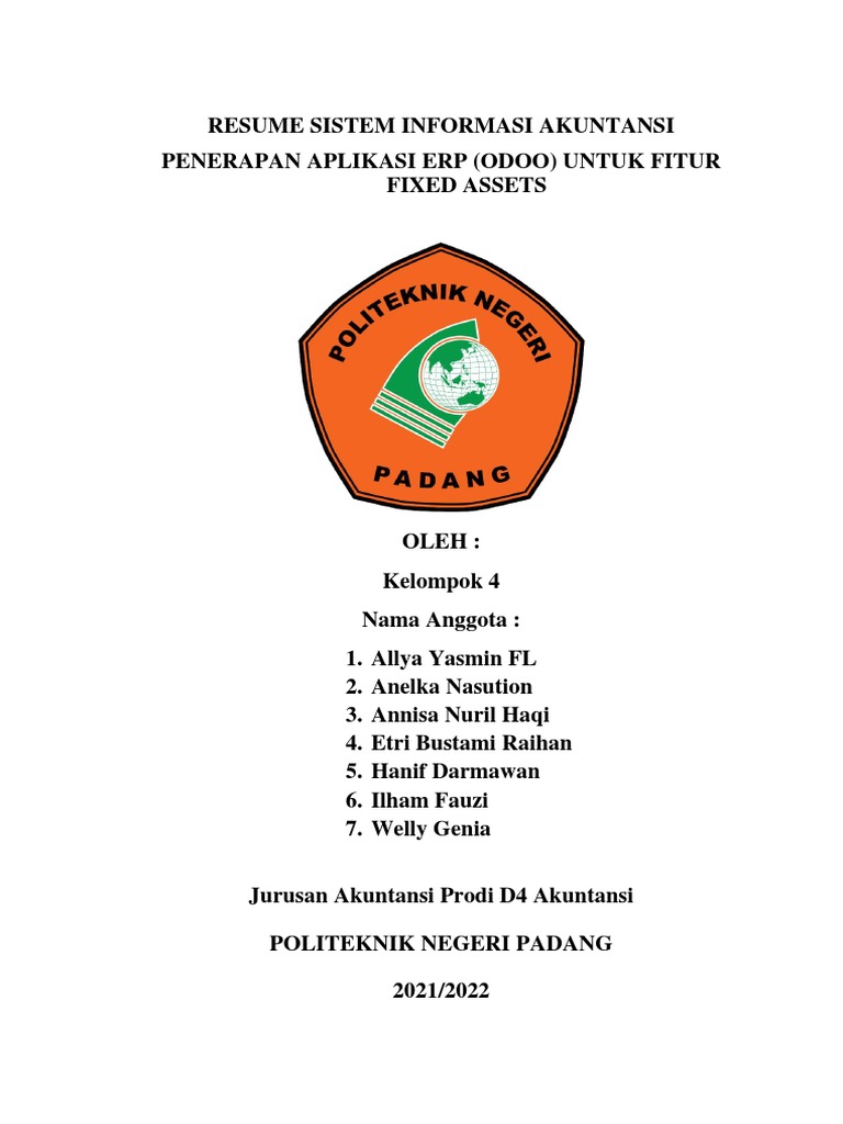 Resume Sia Kel 4 (Fixed Assets) | PDF | Bisnis | Pengelolaan Keuangan ...