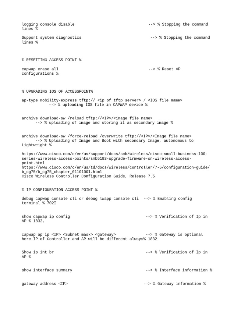 AP Commands | PDF | Command Line Interface | Software Engineering