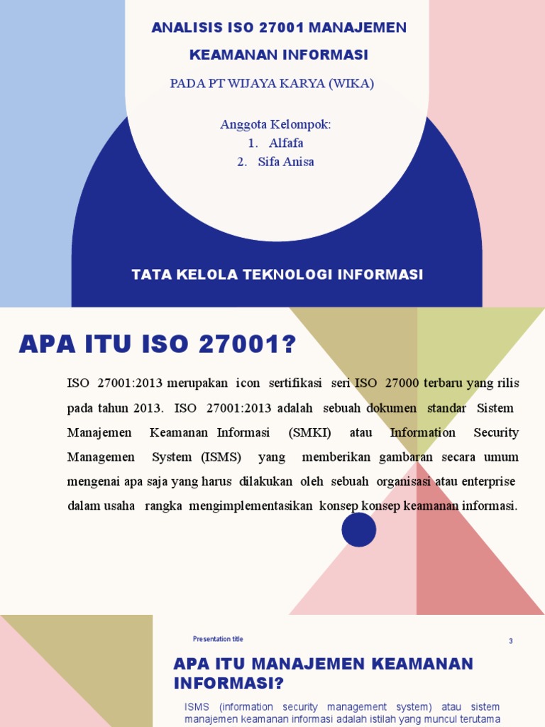 Tkti Iso 27001 | PDF