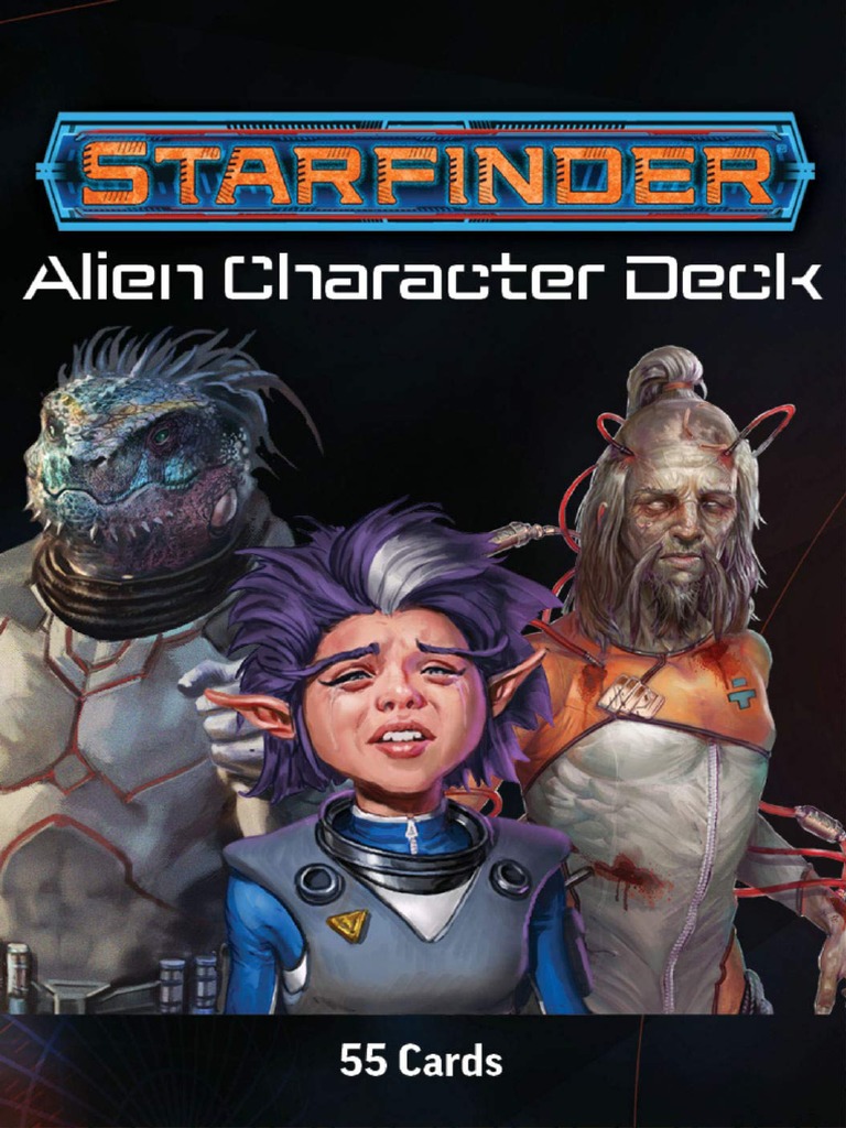 Starfinder - Alien Character Deck (PZO7420) | PDF