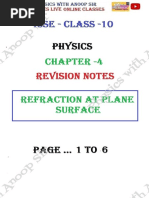 Physics Formula ICSE 10 Class Standard Chapter-Wise | PDF | Optics | Physical Phenomena