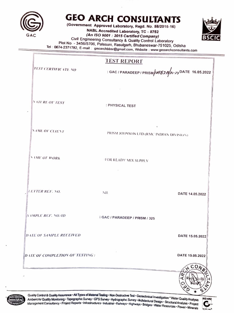 3rd Party Test Report. | Download Free PDF | Evaluation Methods ...