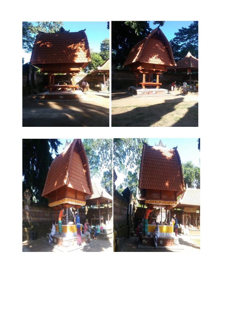 Foto Pura Senderan, Jineng, Bale Dajan (Madya Mandala) | PDF