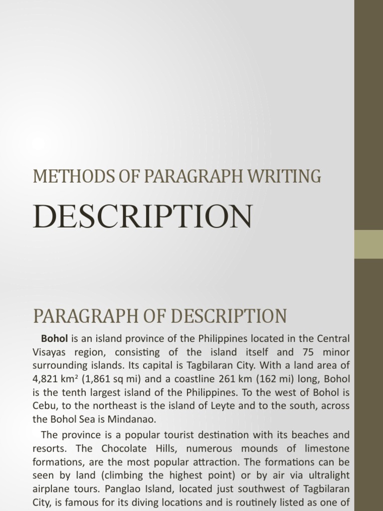 Methods of Paragraph Writing | PDF