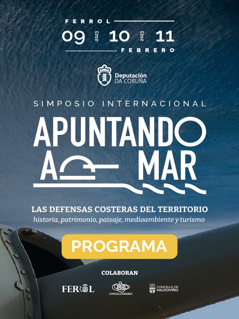 Programa Simposio Internacional - Apuntando Ao Mar | PDF