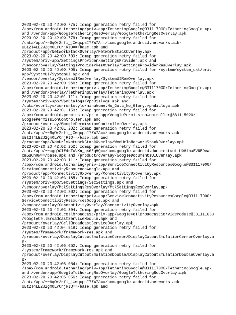 Lom Log | PDF | Google | Operating System Technology