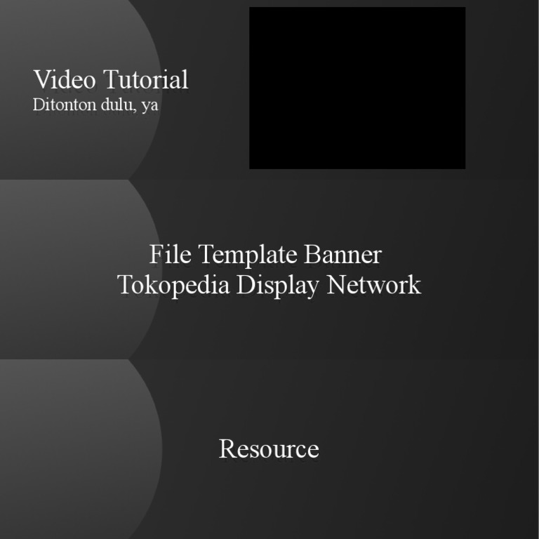Tokopedia Display Network - Banner Template | PDF