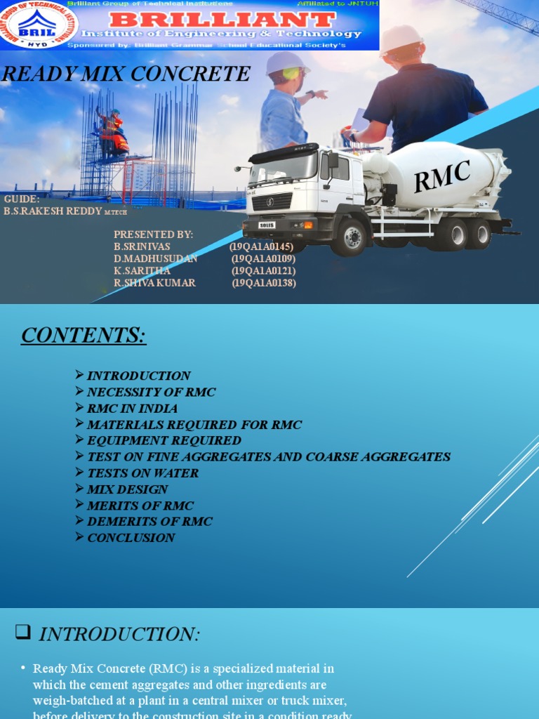 Me RMC | PDF | Concrete | Density