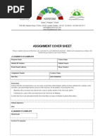 WSU Assignment Cover Sheet | PDF