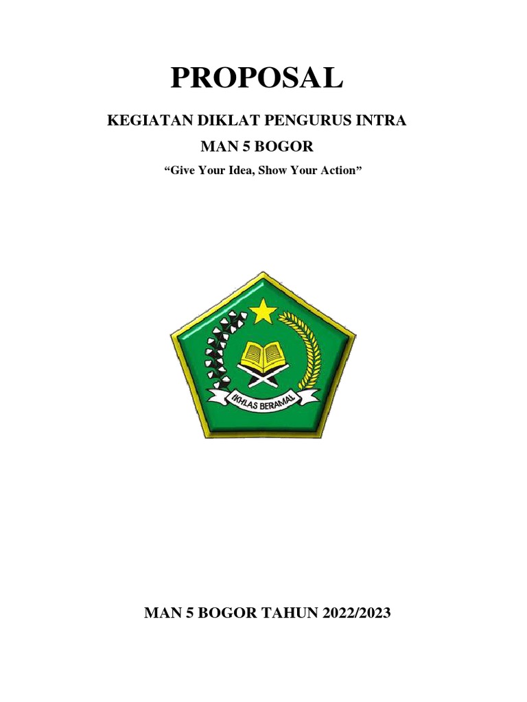 Proposal Diklat 22-23 | PDF