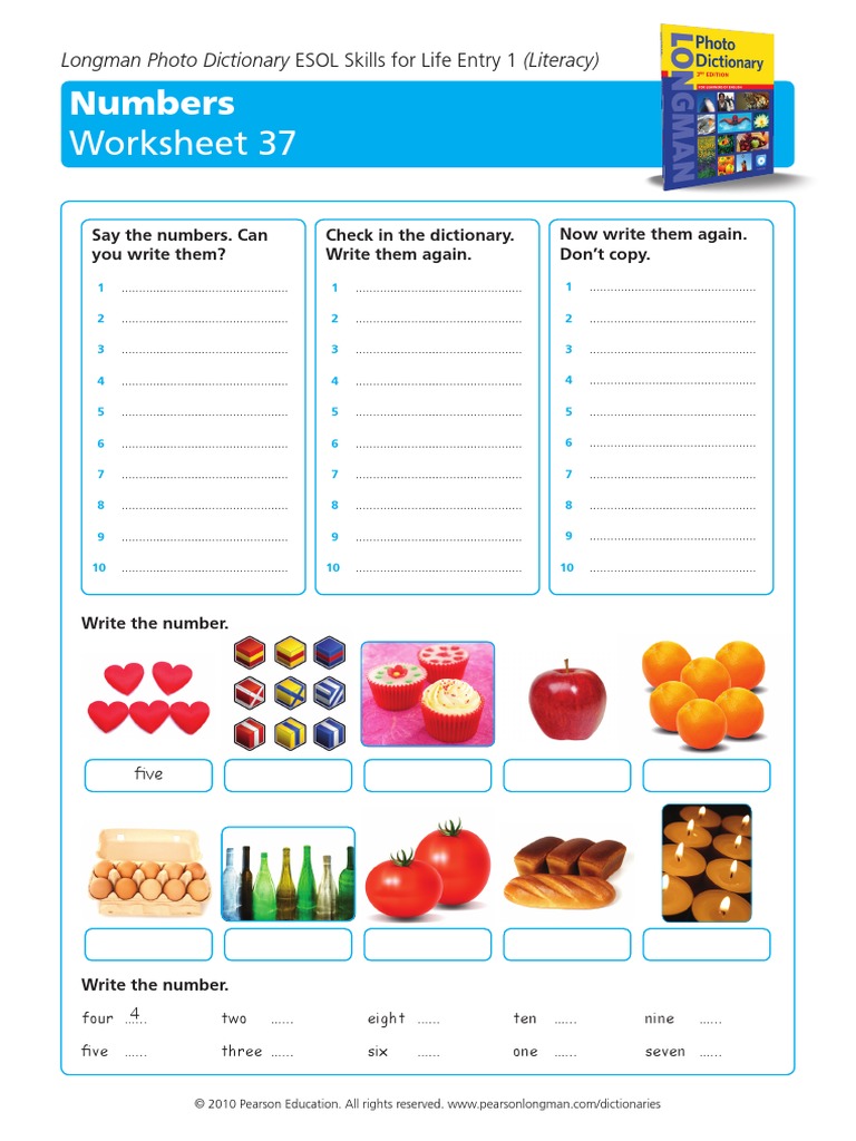 Longman Photo Dictionary 3e Worksheets 37 To 40 | PDF