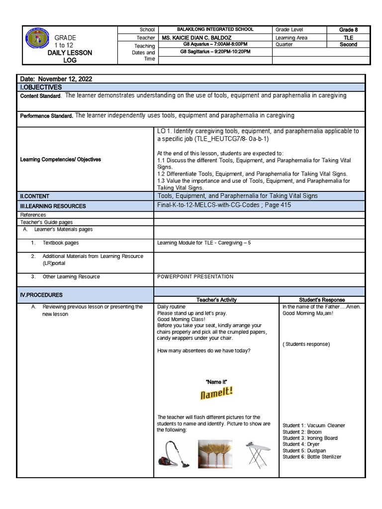 g8 Nov 15 | PDF | Learning | Cognitive Science