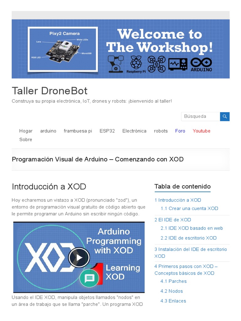 Primeros Pasos Con XOD para Arduino | PDF | Distribución de Linux | Entorno de desarrollo integrado