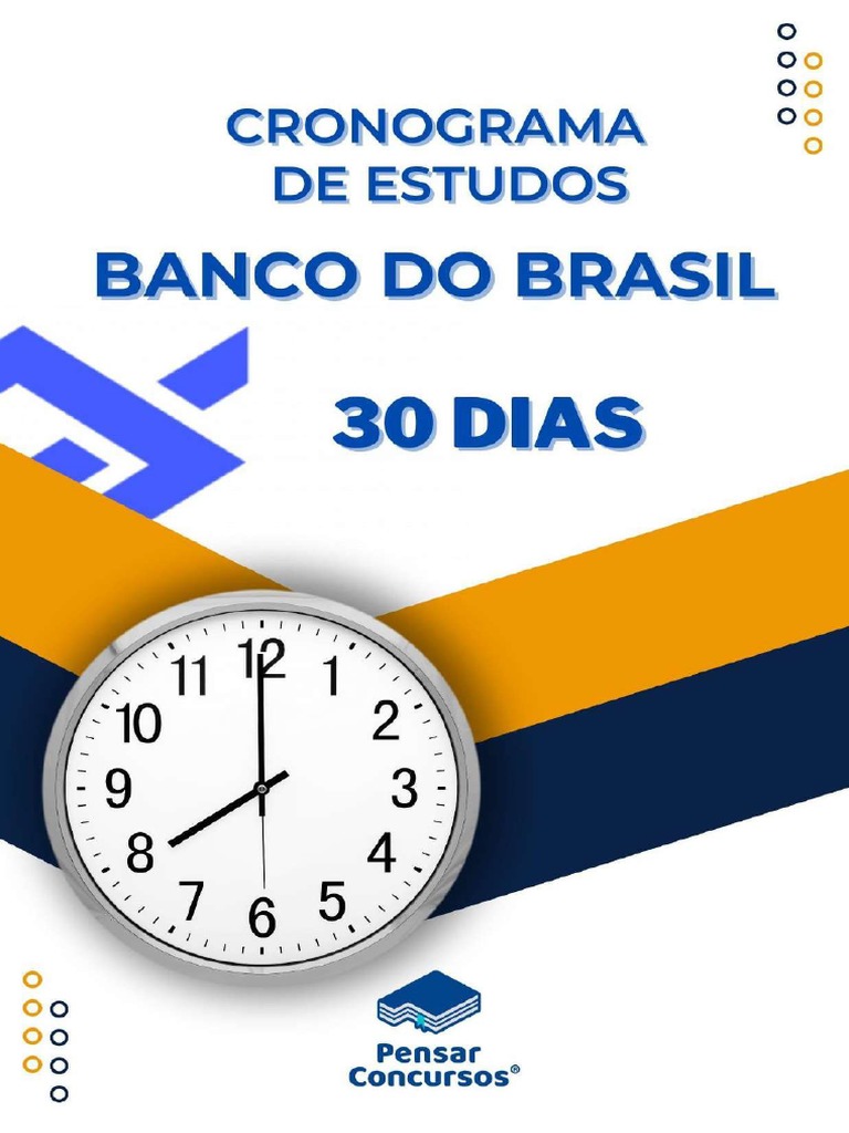 Cronograma 30 Dias Banco Do Brasil 2023 | PDF | Juros | Crédito