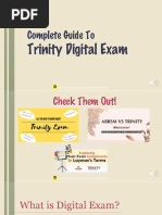 Trinity Digital Exam Submission Guide | PDF | Login | Password
