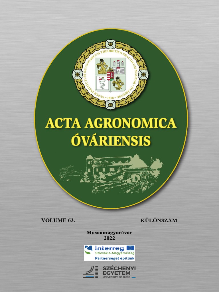 The Changes of Selected Soil Chemical Parameters in The Long-Term ... The Changes of Selected Soil Chemical Parameters in The Long-Term ...