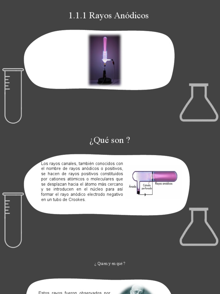 Rayos Anódicos: Definición y Propiedades | PDF
