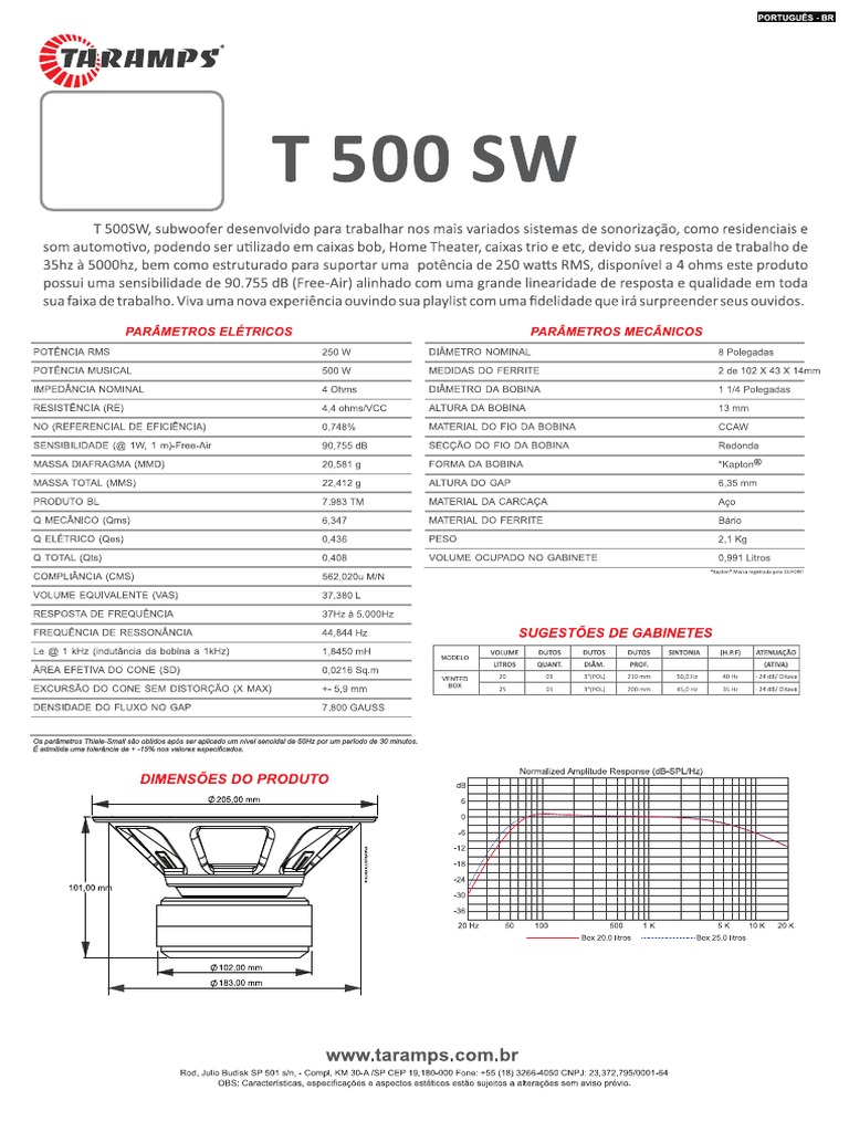 T 500 SW 8pol | PDF