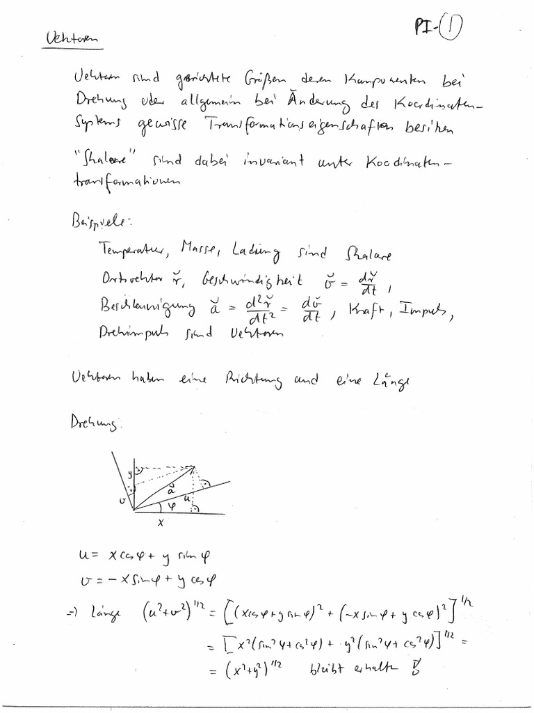 Mathematische Grundlagen | PDF