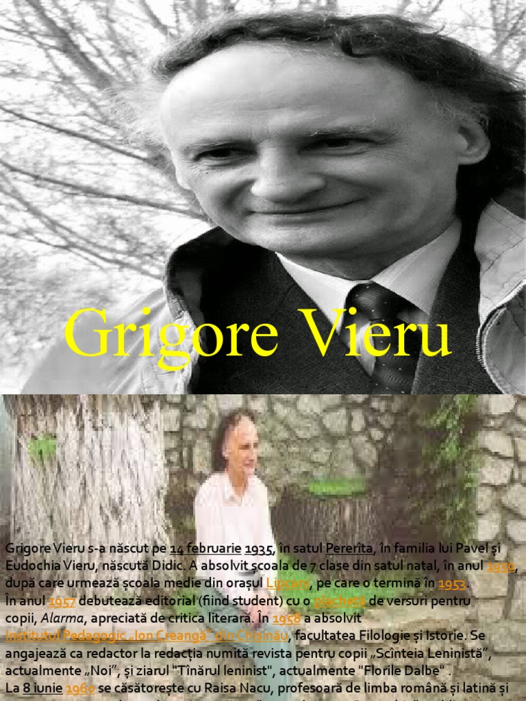 Grigore Vieru B | PDF