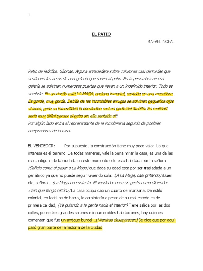 El PATIO | PDF | Musica Tango