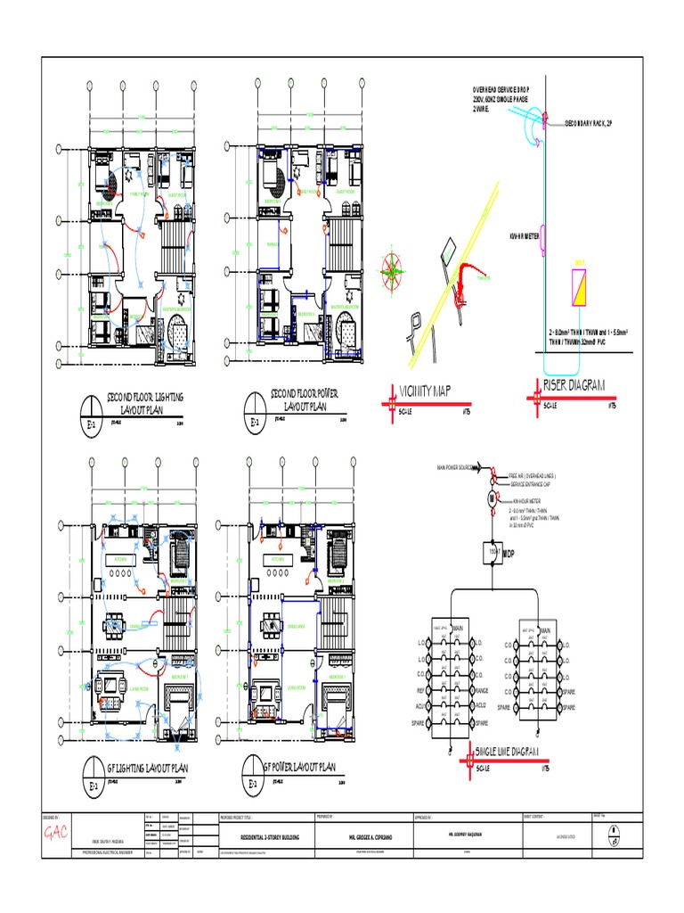 Electrical Planl - PDF 1st Floor | Download Free PDF | Electric Power | Electrical Engineering