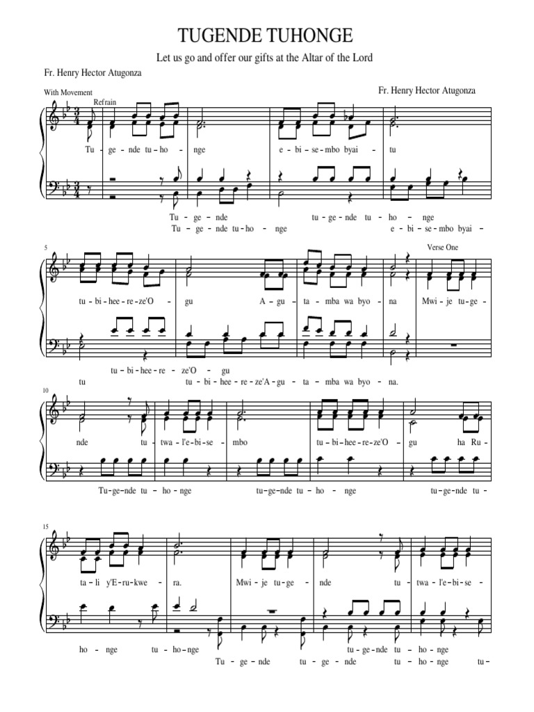 Tugende Tuhonge-1 | PDF