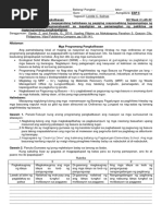 Esp Quarter 2 Module 5 | PDF