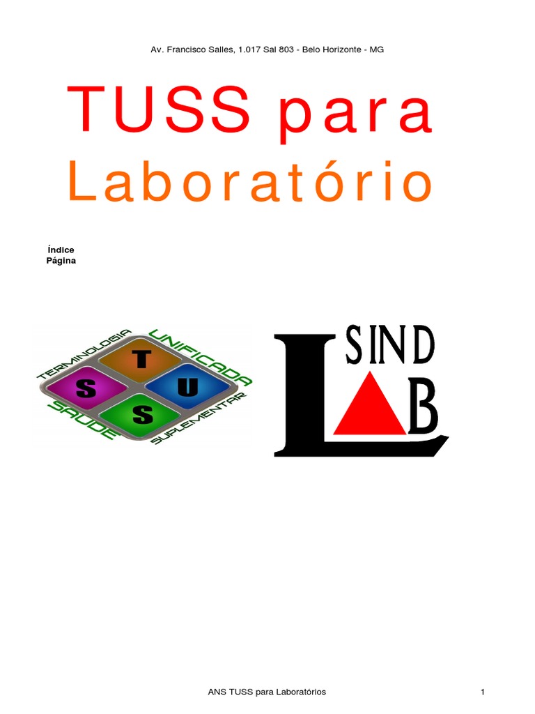 TUSS para Exames Laboratoriais | PDF | Anticorpo | Medicina Clínica
