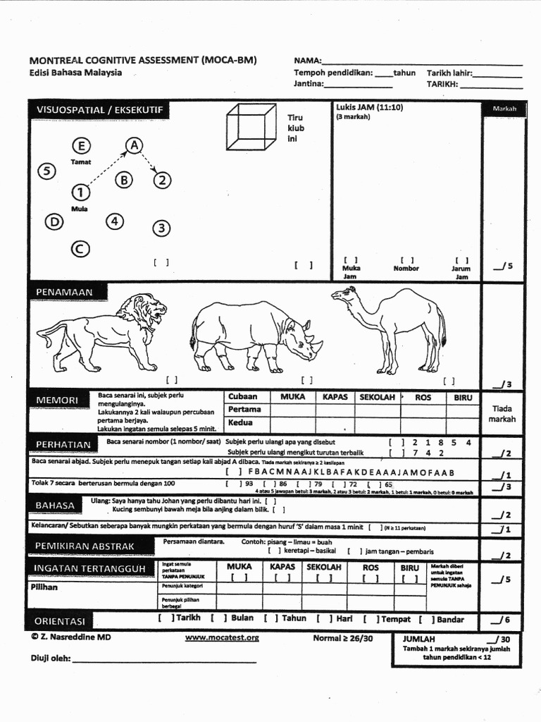 Moca Malay Prof Ros | PDF