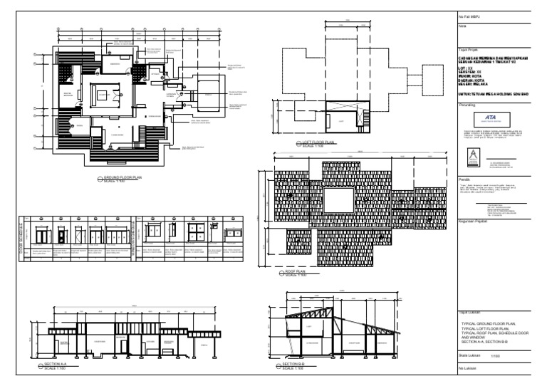Backup Assignment Working Drawing 2 1211267 | PDF | Door | Components
