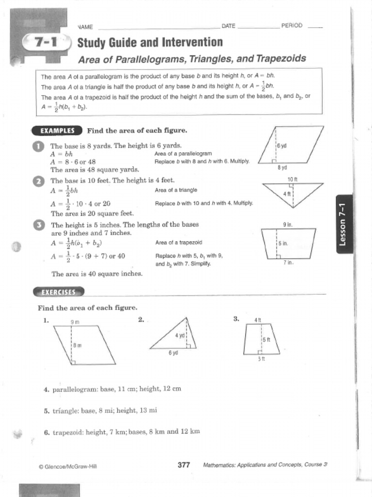 Volume and Area | PDF