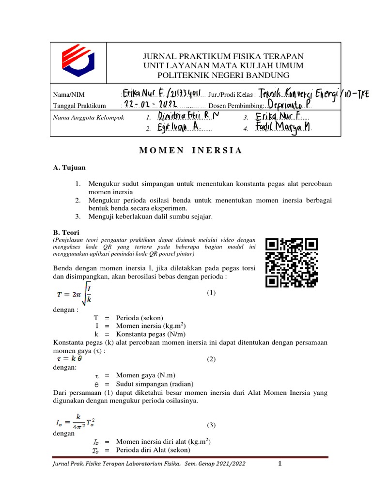 MOMEN INERSIA | PDF