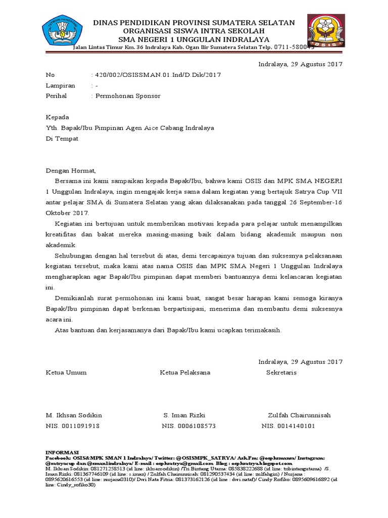 Proposal Sponsor Aice | PDF