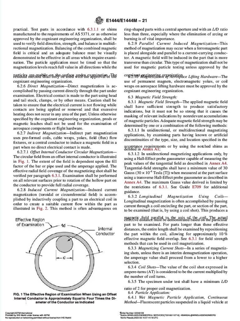 ASTM E1444-E1444M (2021) - Part5 | Download Free PDF | Building Engineering | Materials Science